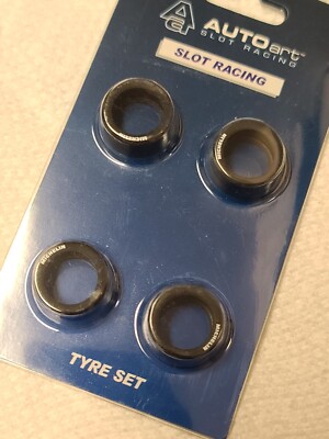 AutoArt SLOT CAR PART 13913 TIRE SET 1/32 for MITSUBISHI LANCER Tires ...
