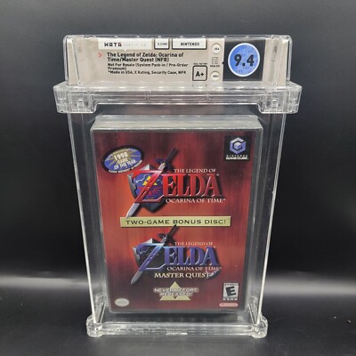 Legend of Zelda Ocarina of Time Master Quest Gamecube Factory Sealed ...