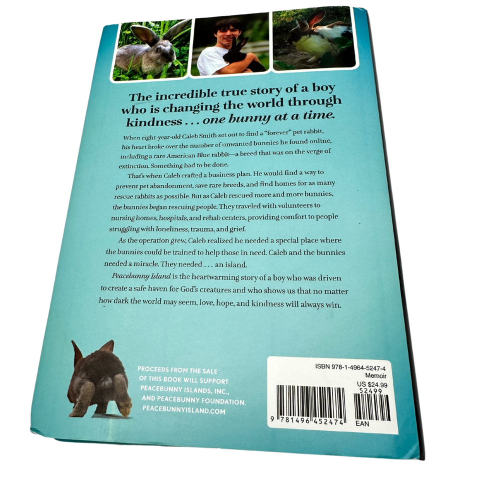 Peacebunny Island : The Remarkable Journey of Rescue Rabbits, the Boy ...