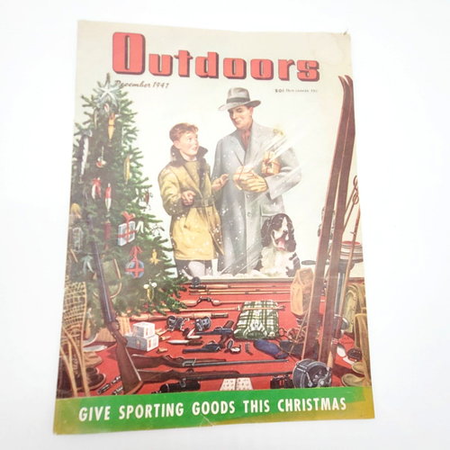 Vintage Outdoors Magazine December 1947 Hunting Fishing Sporting ...