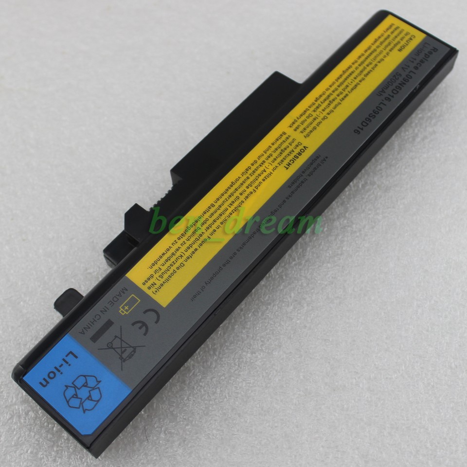 6Cell Battery for Lenovo IdeaPad Y460 Y460P Y560 V560 B560 57Y6440 ...