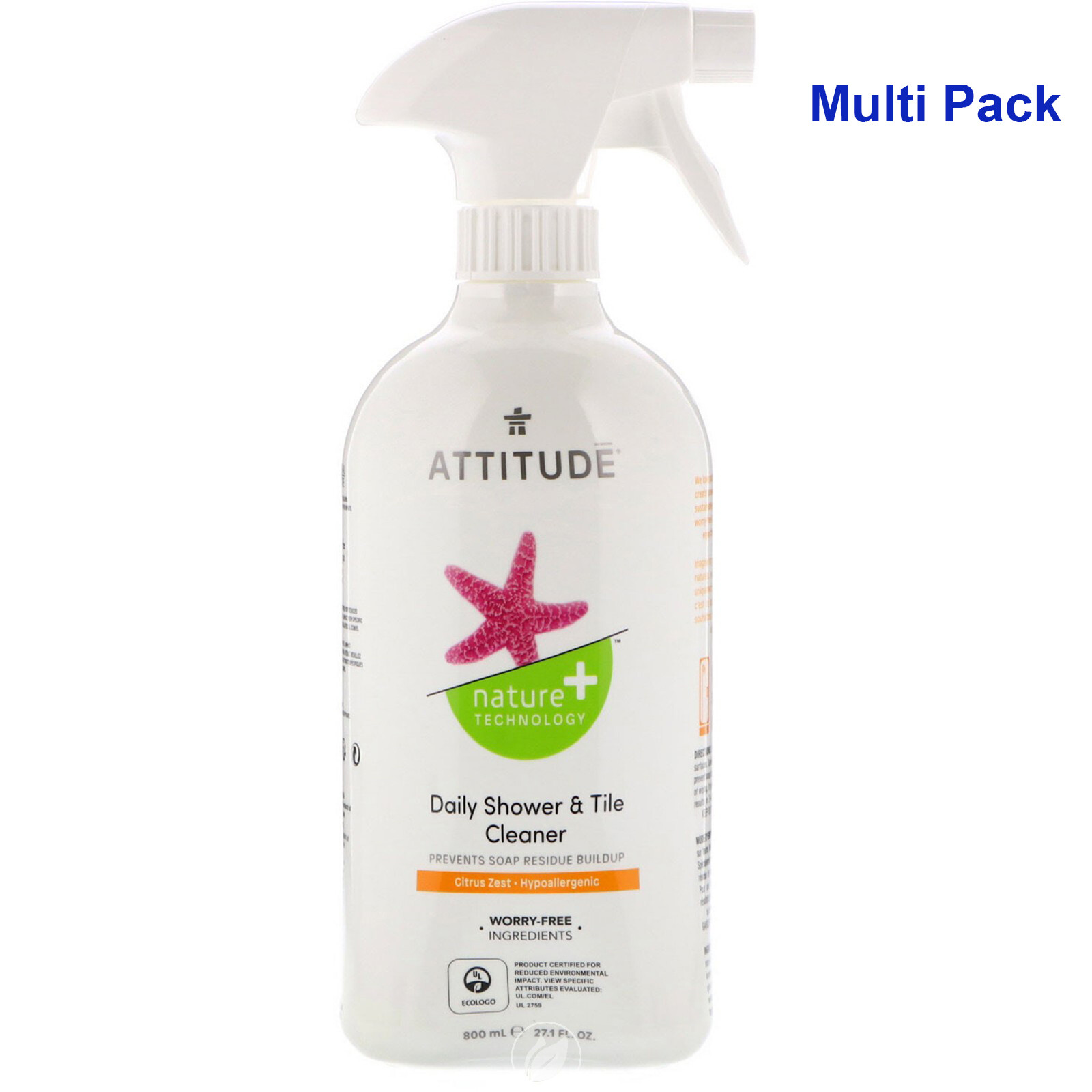 New! ATTITUDE Daily Shower & Tile Cleaner / Multi Pack / 27.1 OZ ...