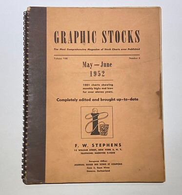(1952) Graphic Stocks, Volume VIII Number 3, May-June 1952, 1001 STOCK ...