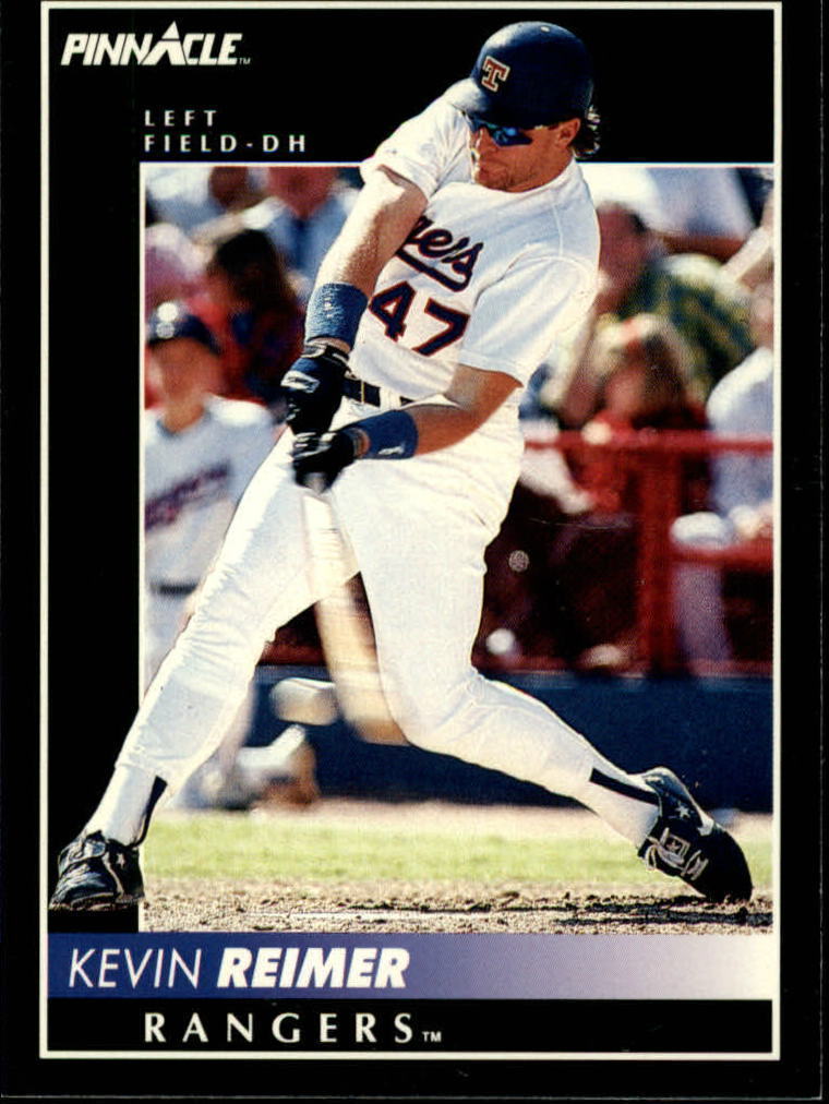 1992 Pinnacle #340 Kevin Reimer Texas Rangers | eBay