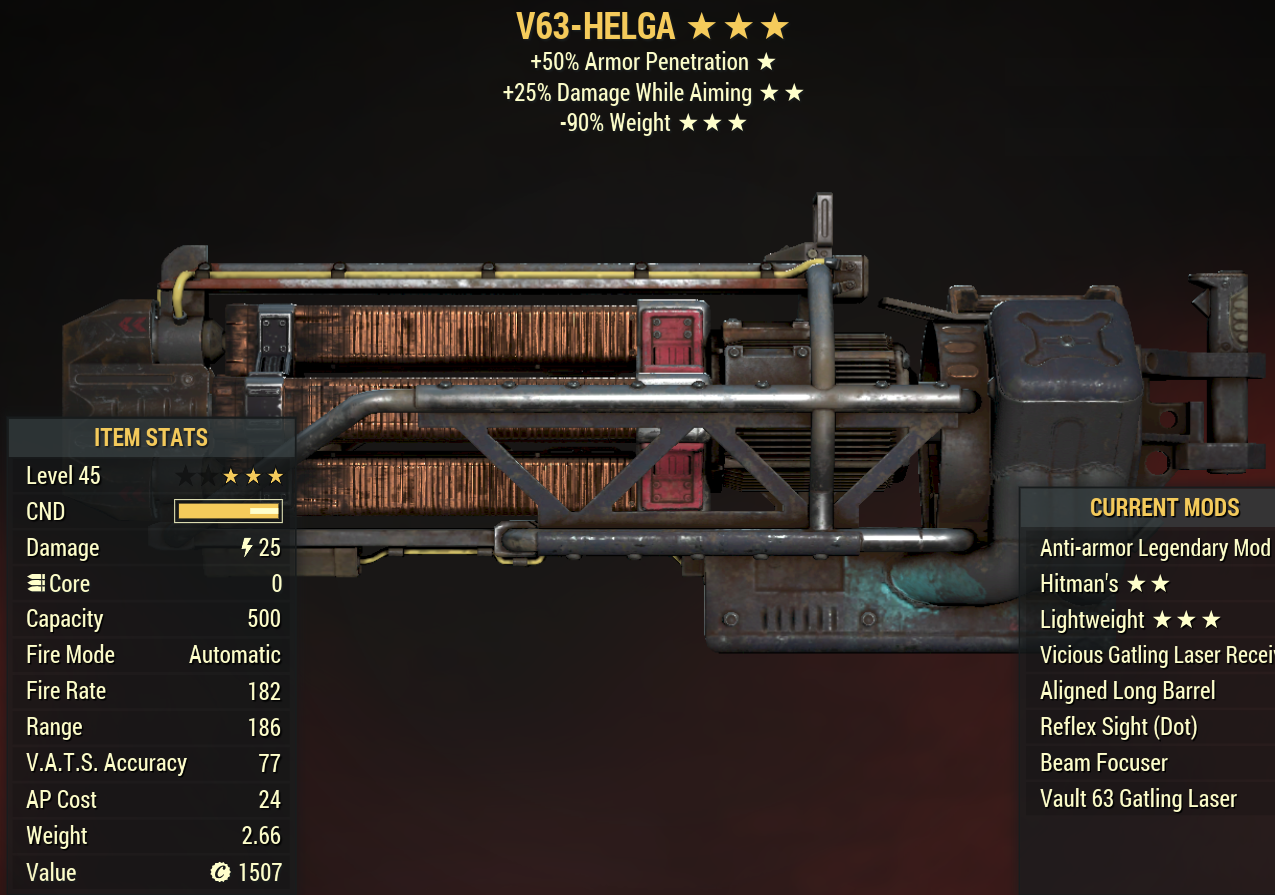 ANTI-ARMOR V63-HELGA ⭐⭐⭐ AIMING DAMAGE/ REDUCED WEIGHT. (PC) | eBay
