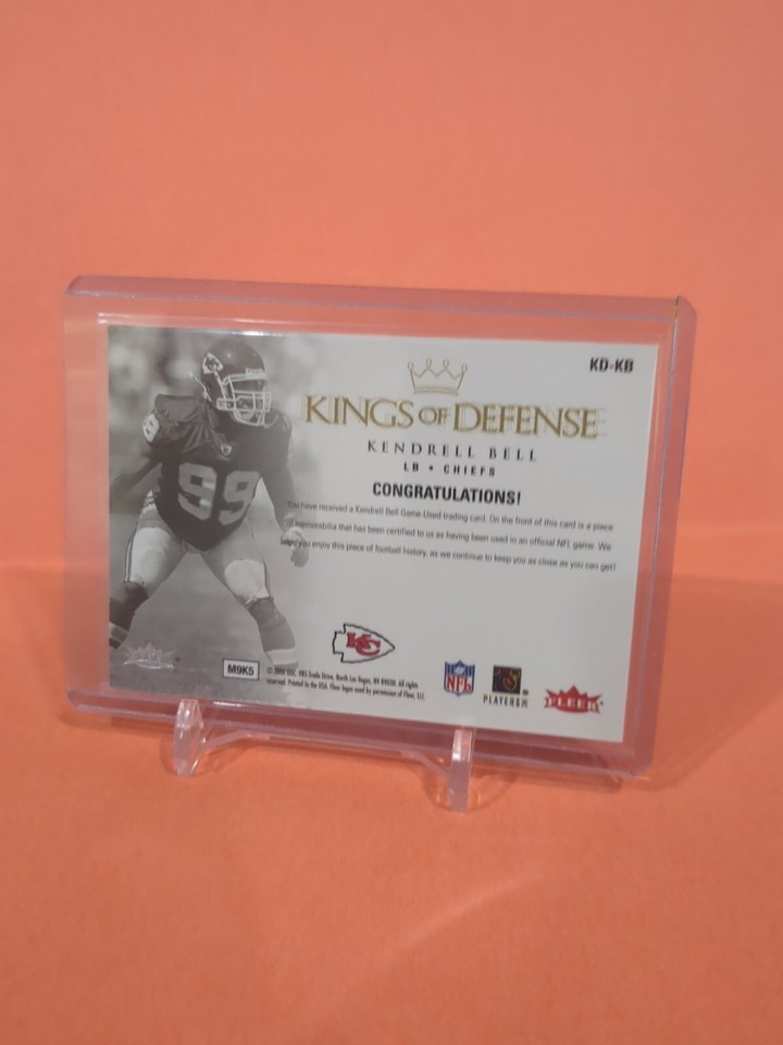 2006 Ultra Kings of Defense Jerseys #KDKB Kendrell Bell Jersey - NM-MT ...
