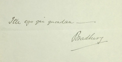 Treasury Secretary John Swanwick Bradbury, 1st Baron (1872-1950) Signed ...