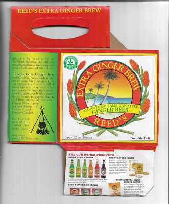 REED'S EXTRA GINGER BREW 4PK CARRIER | eBay