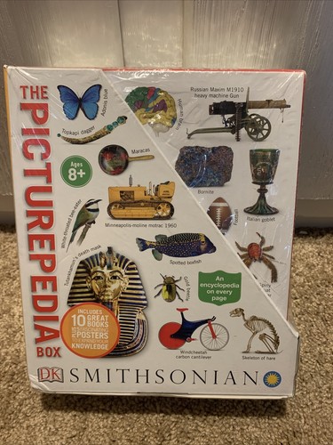 DK Smithsonian The Picturepedia 10 Book Set with 5 Posters NEW / SEALED ...