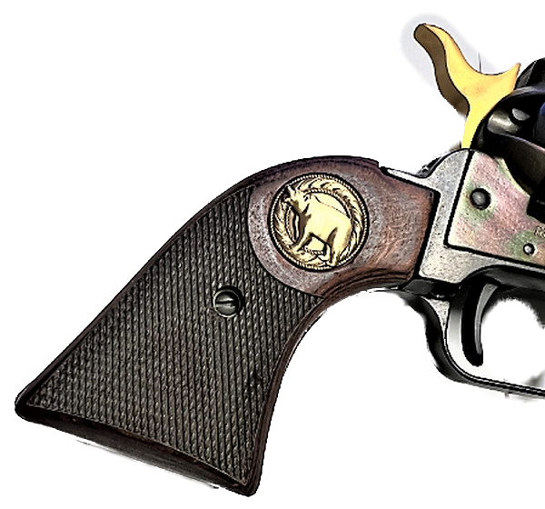 Heritage Arms Rough Rider 6 & 9 Shot Grips Checkered Rosewood BEAR med ...