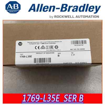 NEW Allen Bradley 1769-L35E SER B CompactLogix 1.5 MB ENet Controller ...