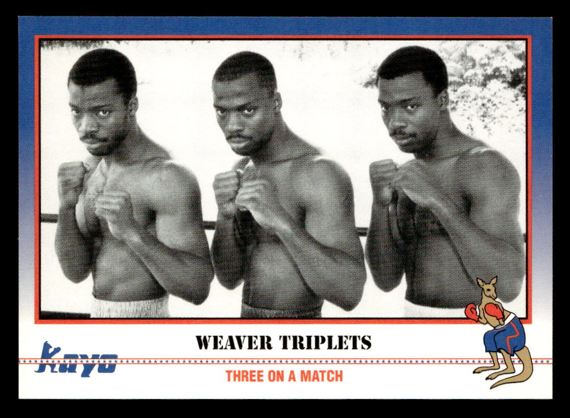 Weaver Triplets / Floyd / Lloyd / Troy 1991 Kayo Boxing Card #183 | eBay