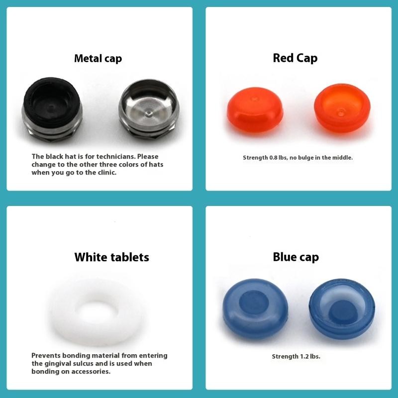 1Set Dental Implant Retention Caps Extraction Universal Locator Core ...