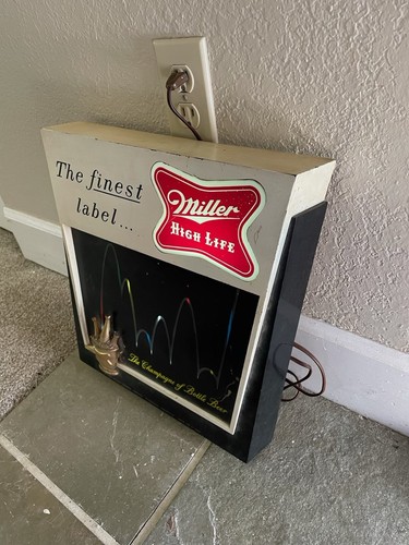 Miller High Life Motion Bouncing Ball Beer Sign Light | eBay