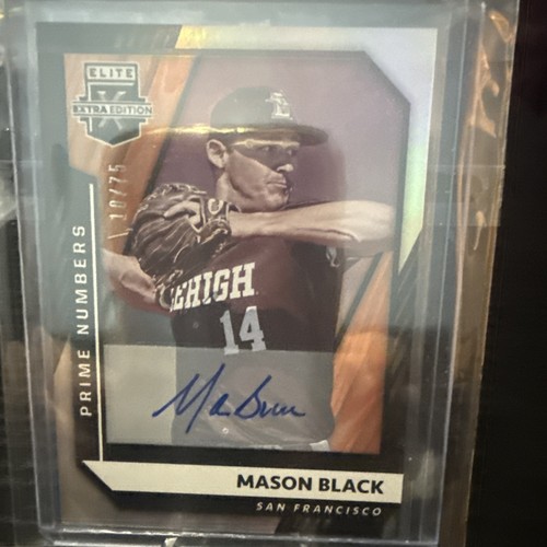 2021 Panini Elite Extra Edition - Mason Black #85 Signatures (AU, RC ...