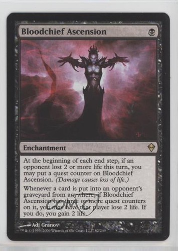 2009 Magic: The Gathering - Zendikar Bloodchief Ascension #82 0e3 | eBay