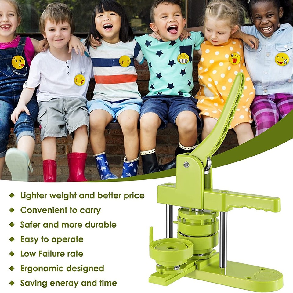 Manual Badge Pin Button Maker DIY 25/32/37/44/58MM Badges Making ...