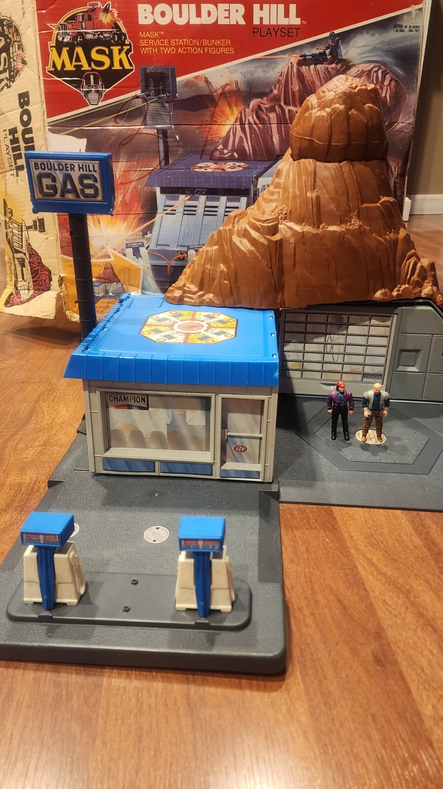 Vintage Kenner MASK Boulder Hill Incomplete 1985 Playset With Original ...