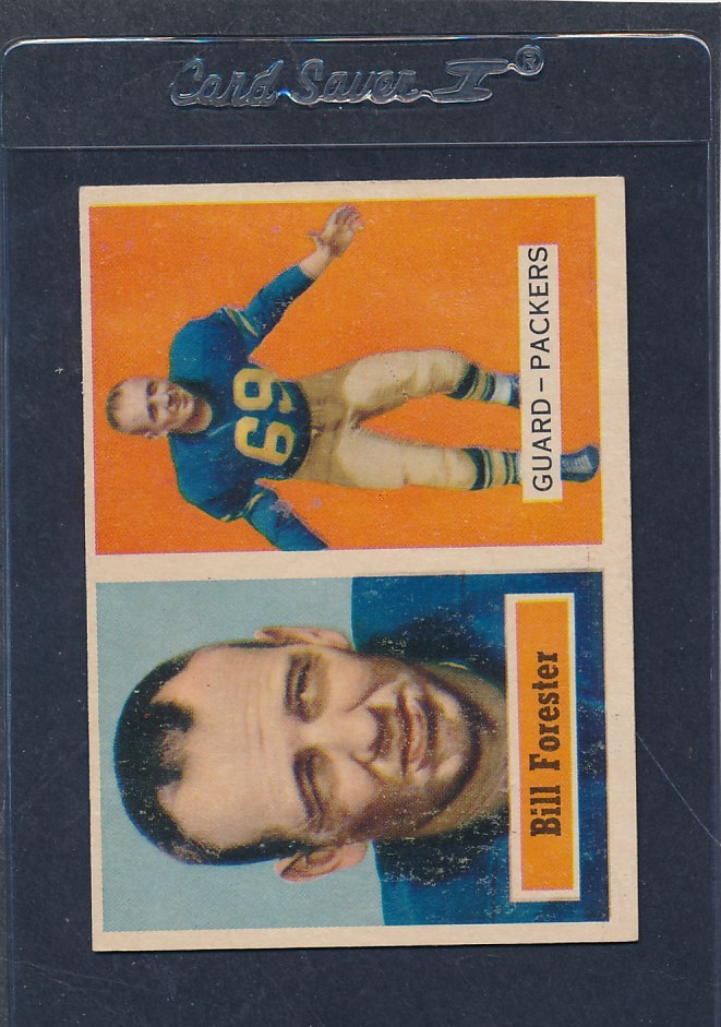 1957 Topps #069 Bill Forester Packers EX 57T69-120615-2 | eBay