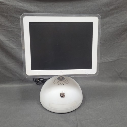 Vintage Apple iMac PowerPC G4 800MHz 768MB 60 Gb CD-ROM 15" Screen OS-X ...