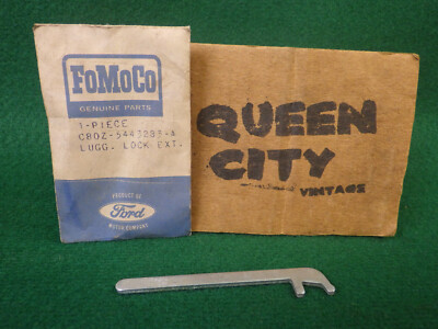 NOS Ford Fairlane trunk lock extension rod C8OZ-5443283-A 1968+ | eBay
