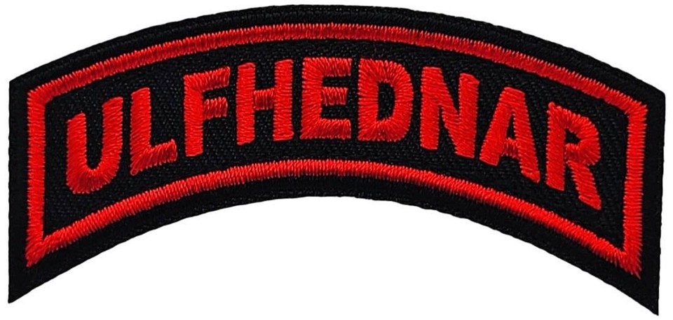 Ulfhednar Odin Viking Rocker Tab Embroidered Patch | 2PC Hook Back 2.75"x1" | eBay