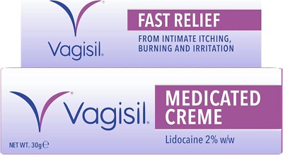 Vagisil Medicated Cream 2% - Feminine Itching, Burning & Irritation ...