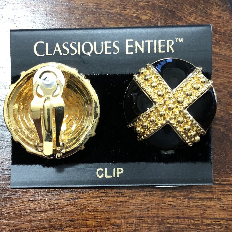 Classiques Entier Enamel Clip Earrings | eBay