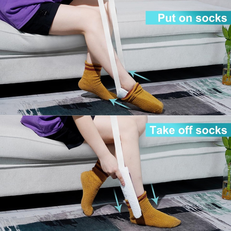 Sock Aid, Sock Aid Device for Seniors, Sock Helpers to Put on Your ...