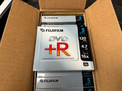 New Fujifilm DVD+r - 50 Pack | eBay