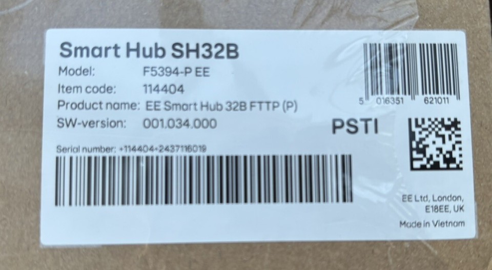 EE Smart Hub Plus SH32B WiFi 6 Latest Model Version | eBay