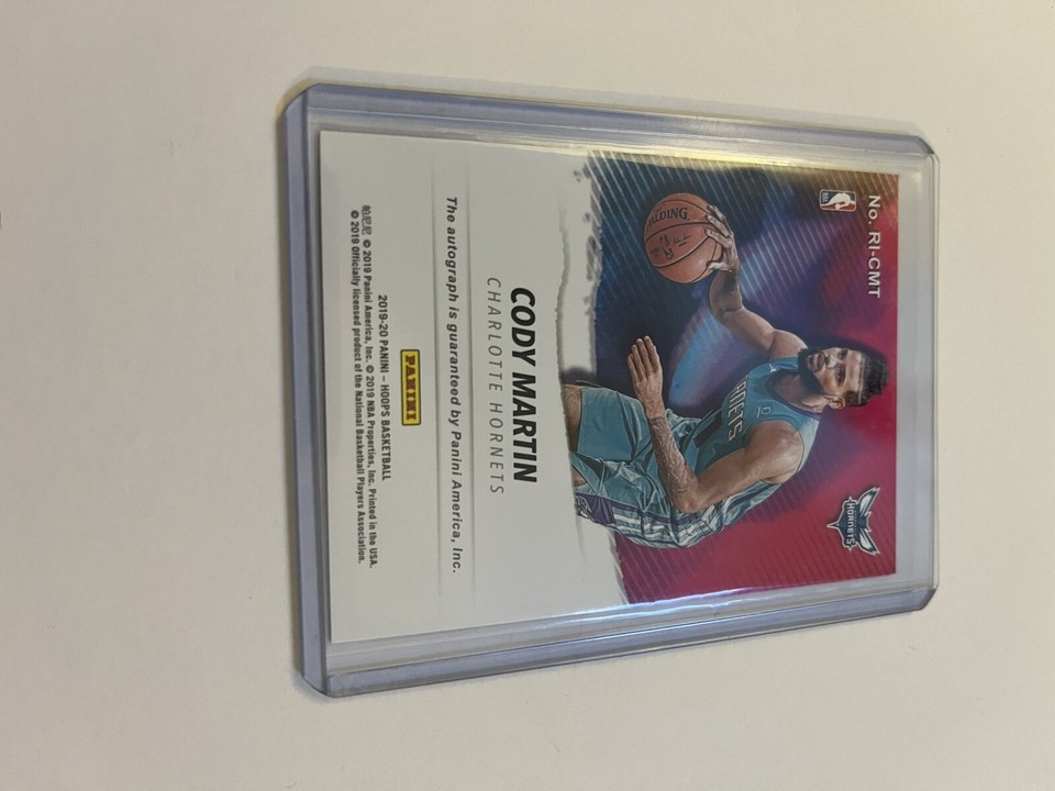 2019-20 Panini NBA Hoops Rookie Ink Cody Martin #RI-CMT Rookie Auto RC ...