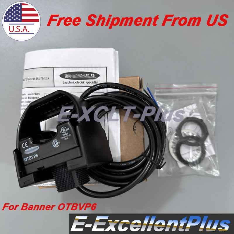 New in Box For Banner OTBVP6 Momentary Action Optical Touch Button ...