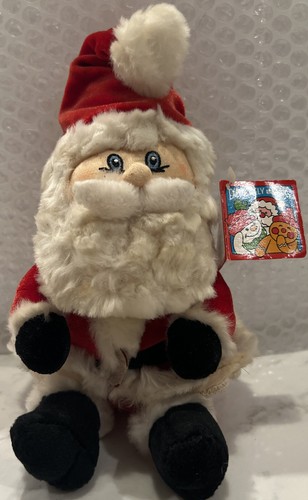 Vintage Plush Santa Stuffed Christmas Toy As is | eBay