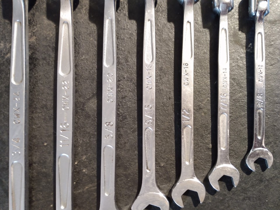 CORNWELL SAE Flex Head Socket Wrench Set, 7Pcs, 3/8 thru 3/4. USA | eBay