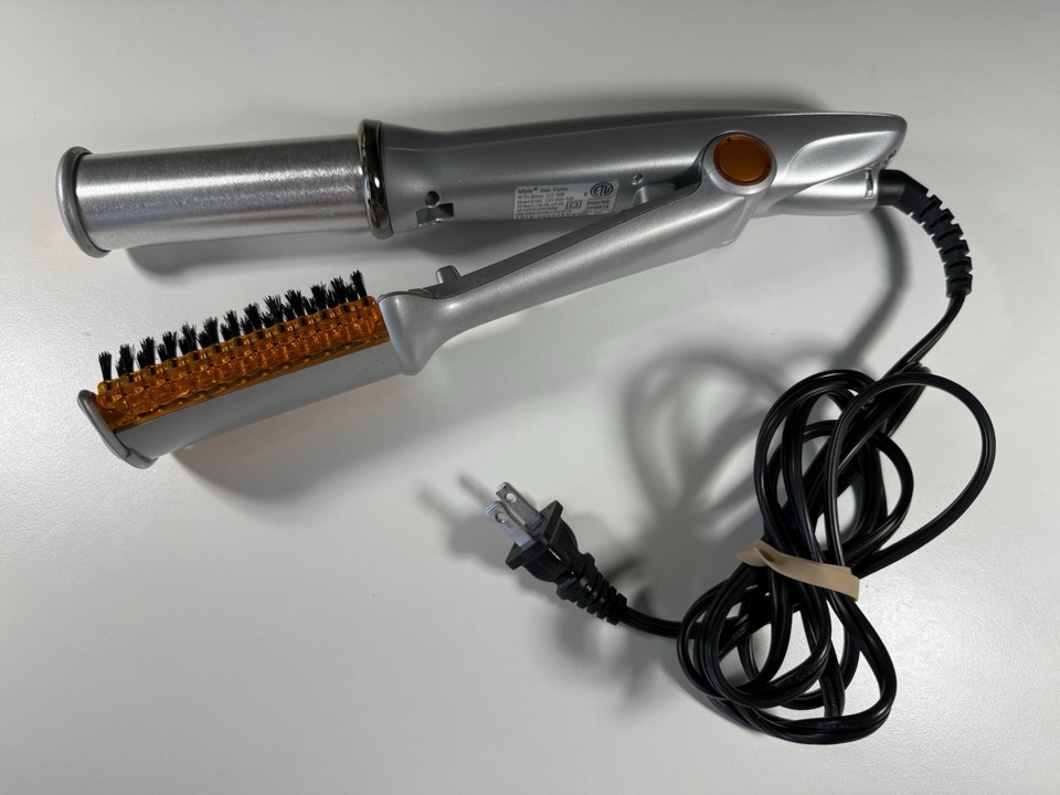 InStyler Rotating Hot Iron Brush Tre Milano IS1001 Silver. Tested. | eBay