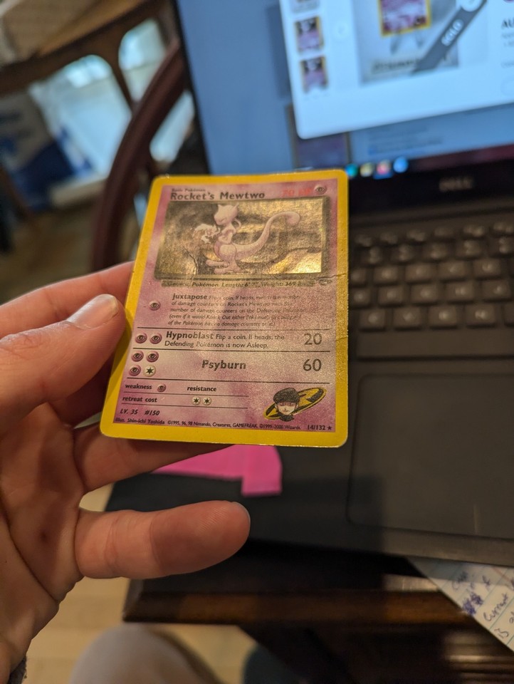 Rocket's Mewtwo 14/132 Gym Challenge-Unlimited Edition Holo - LP | eBay