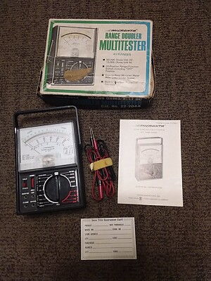 Micronta 22-204A Range Doubler Multitester Multi-meter 43 ranges W/ Box ...