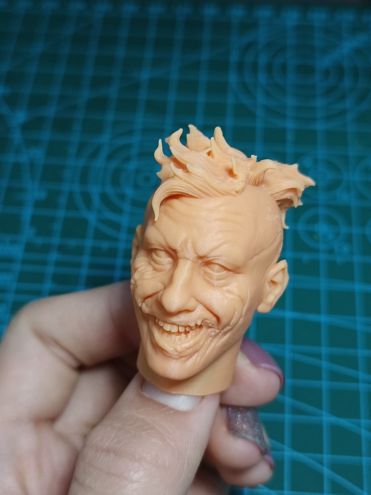 1/6 Unpainted Head Sculpt New heroes Joker Fit 12'' Male Soldier Figure ...
