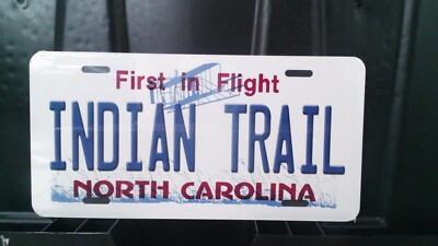 Indian Trail North Carolina Metal Sign | eBay