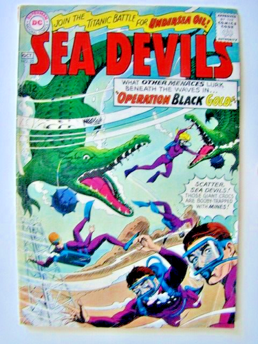Sea Devils #25 Skin Diving Scuba Daredevils DC Comics 1965 VG | eBay