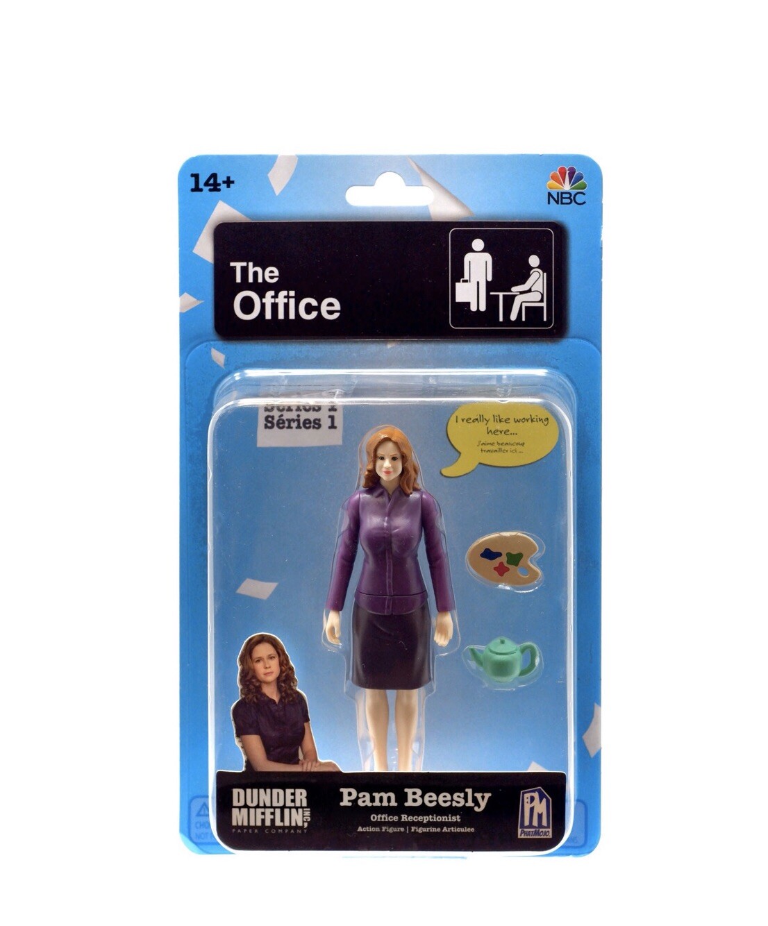 NEW The Office Pam Beesly Dunder Mifflin Action Figure PhatMojo | eBay