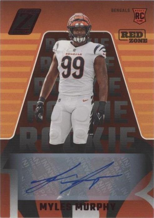 2023 Panini Zenith - Rookies Myles Murphy #171 Red Zone Autographs (AU ...