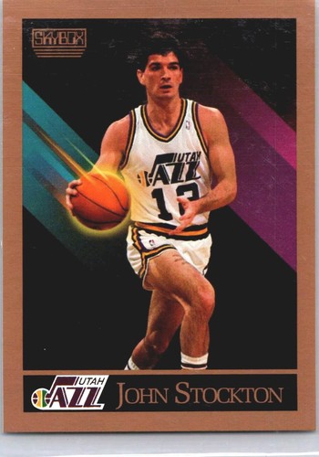 1990-91 SkyBox John Stockton Card #284 Utah jazz | eBay