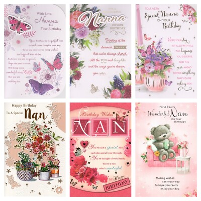 Nan/ Nanna Birthday Card ~ To A Special Nan / Nanna | eBay UK