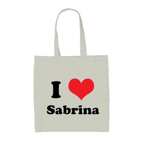 I Love Sabrina - Canvas Tote Bag - Singer Song Love Fan Espresso ...