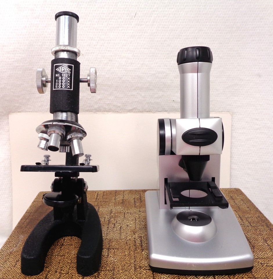 Vintage Children's SOUTHERN PRECISION INSTRUMENT Microscope 7-Piece Set ...