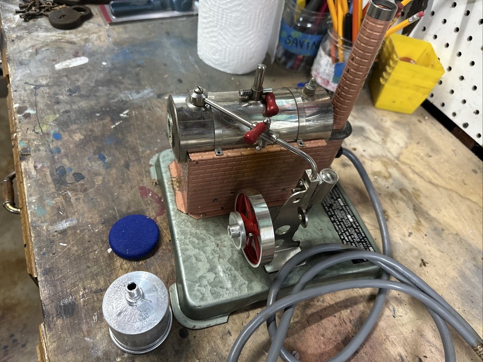 Vintage Old Original Jensen 70 Boiler Steam Engine Metal Model Toy ...