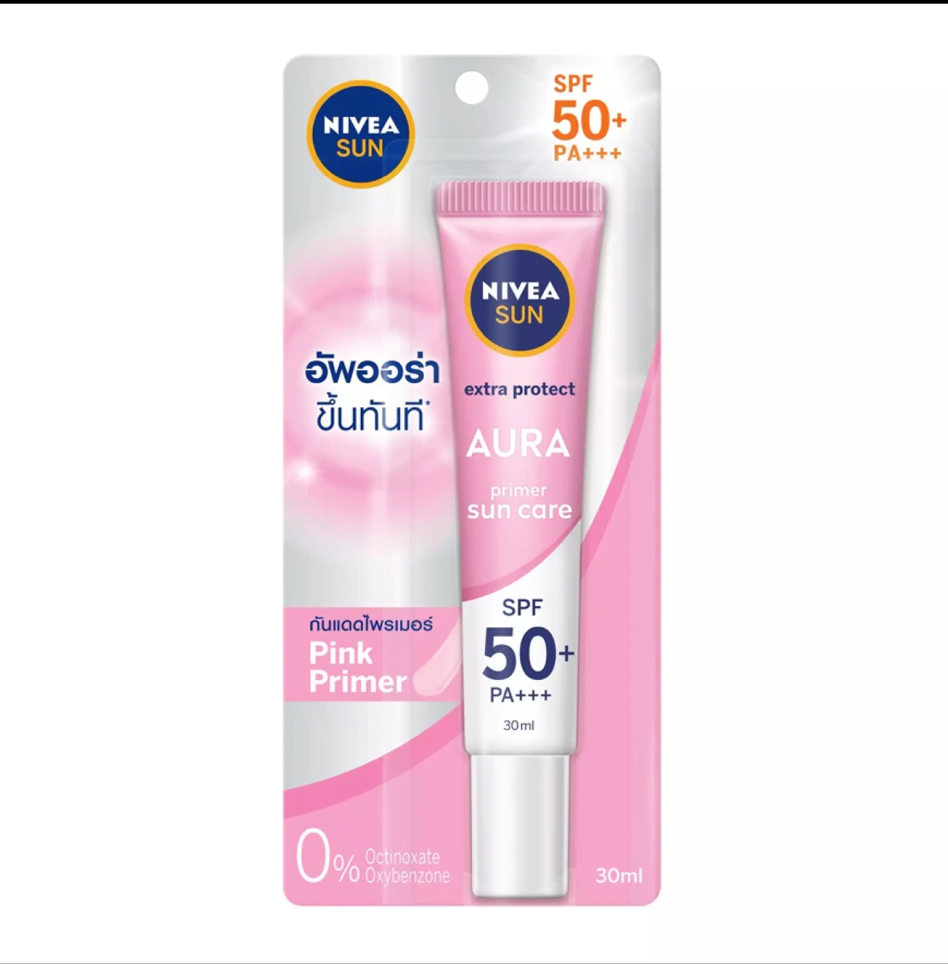 2 x Nivea Sun Extra Protec Aura Primer Sun Care SPF50 PA+++ 30ml | eBay