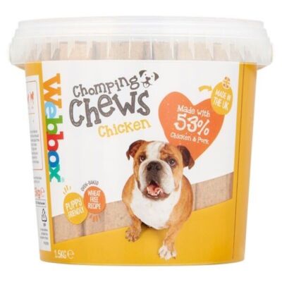 Webbox Chomping Chews Chicken 1.5kg DOG TREATS | eBay UK